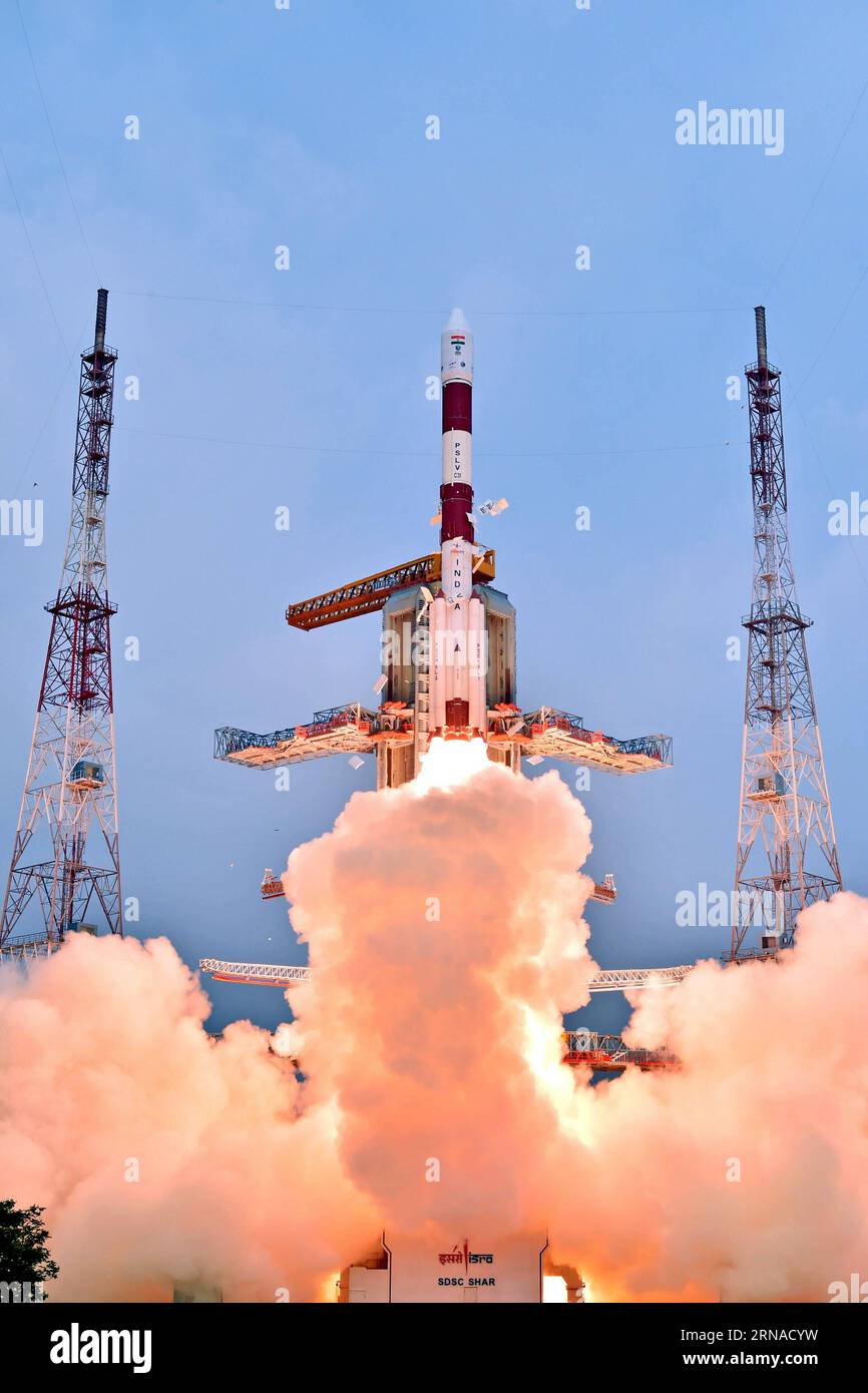 Indian pslv rocket hi-res stock photography and images - Alamy