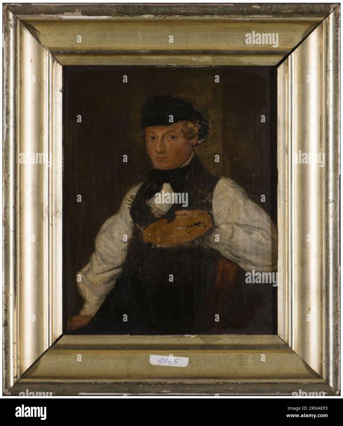 Zelfportret van Hendrik Schaaff 1840 by Hendrik Schaaff Stock Photo - Alamy