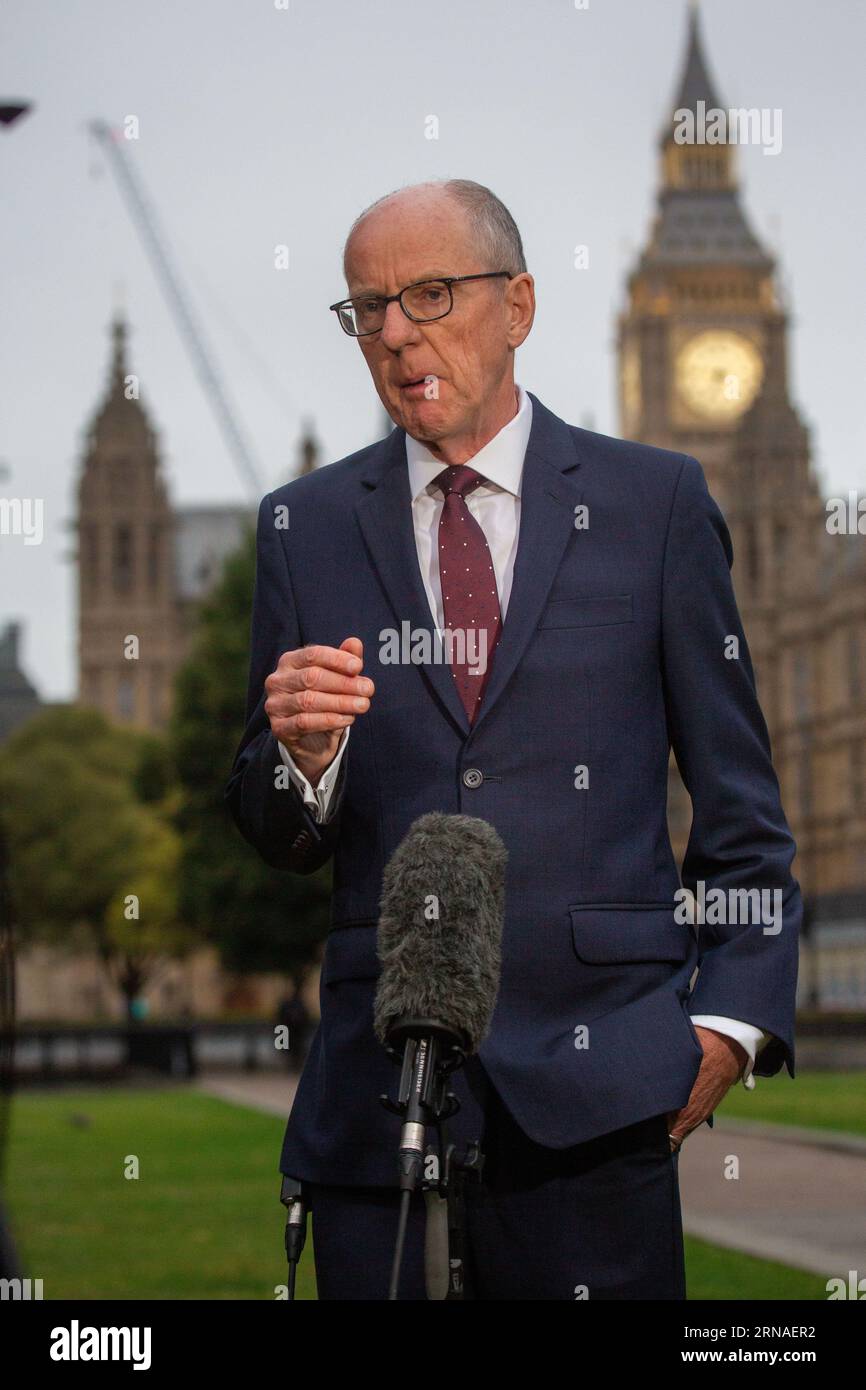 London, England, UK. 1st Sep, 2023. NICK GIBB is seen in Westminster as ...