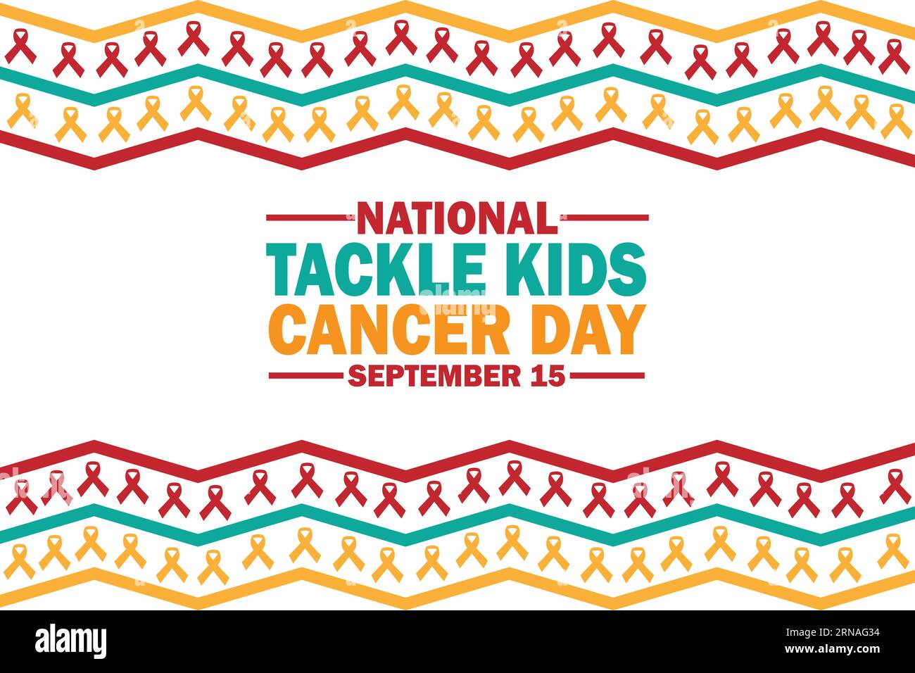 National Tackle Kids Cancer Day Vector Illustration. September 15 ...