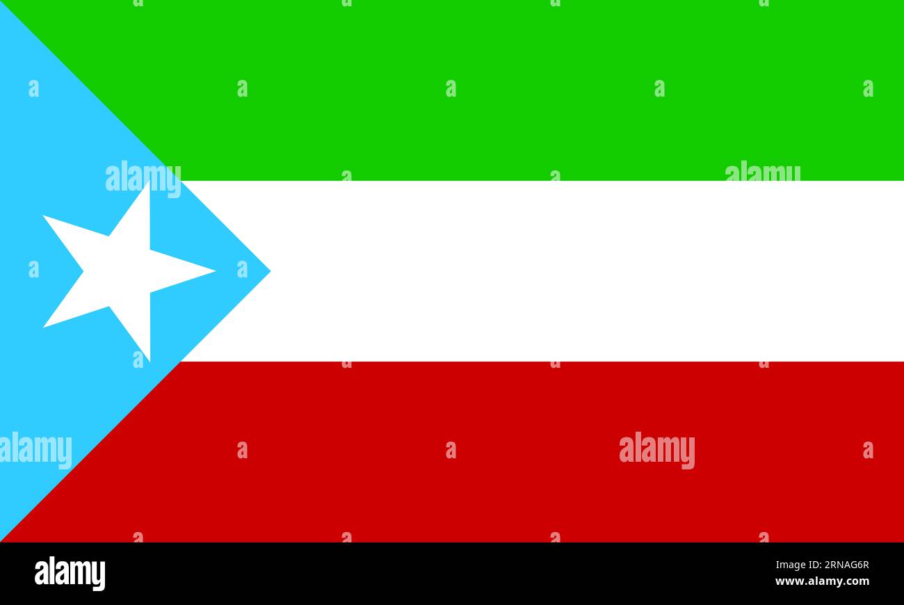 Flag of the Somali Region Stock Photo - Alamy
