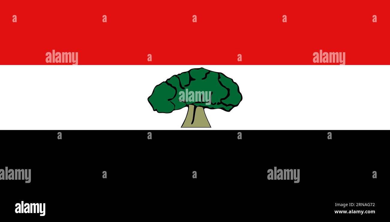 Flag of the Oromia region Stock Photo - Alamy
