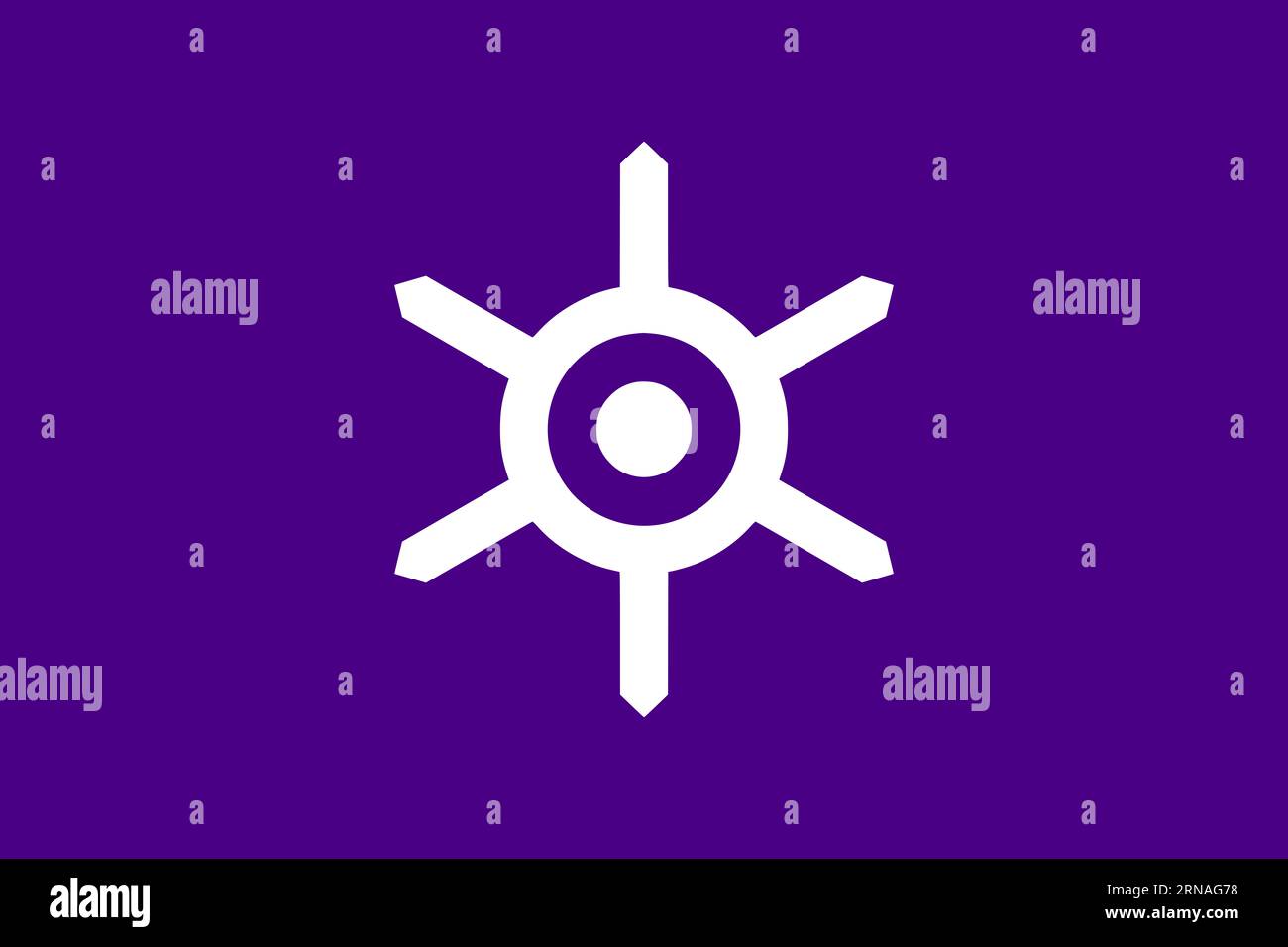 Flag of the city of Tokyo Metropolis Stock Photo - Alamy