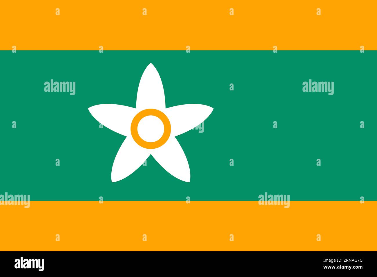Flag of the Ehime Prefecture Stock Photo - Alamy