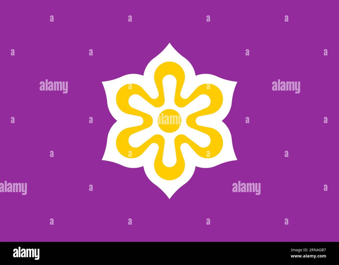 Flag of the Kyoto Prefecture Stock Photo - Alamy