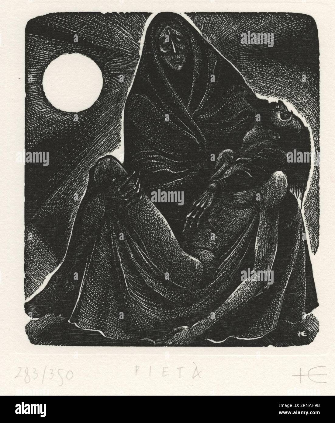 Pieta 1900 by Fritz Eichenberg Stock Photo - Alamy