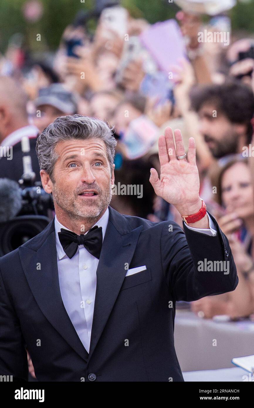 Patrick Dempsey poses for photographers upon arrival for the premiere ...