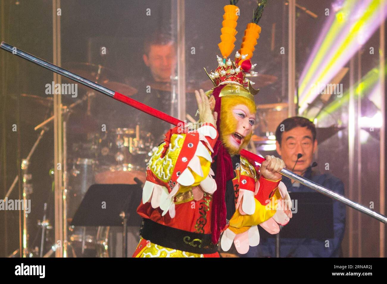 NEW YORK, Feb. 4, 2016 -- Chinese actor Liu Xiao Ling Tong performs ...