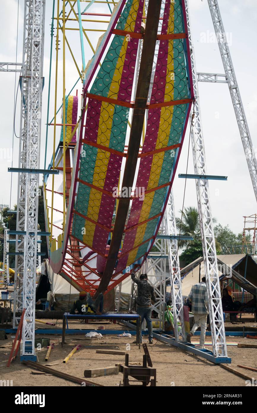 Rajkot, Gujarat, India 30-08-2023, The middle section of the dragon ...