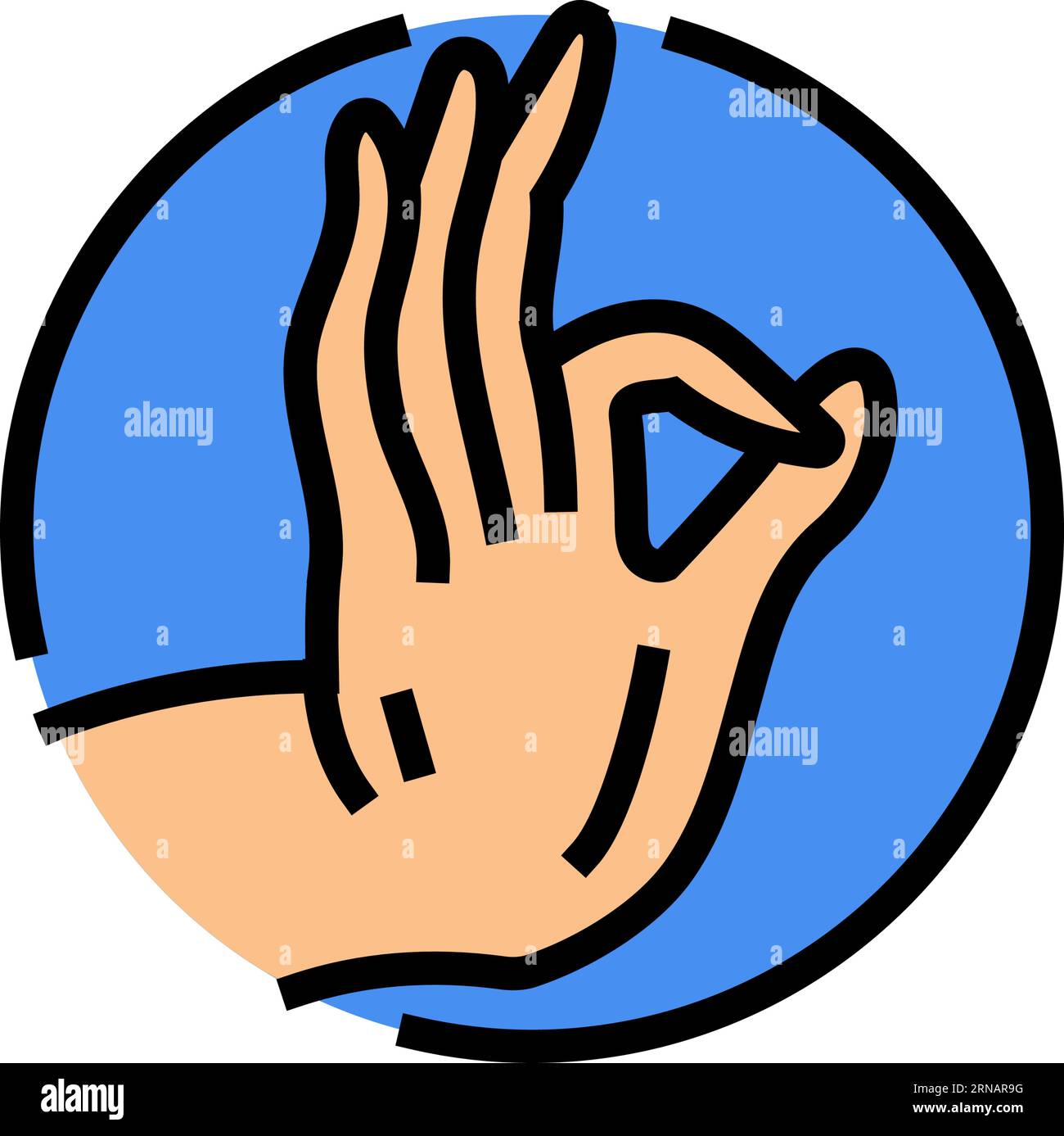 buddha hand gesture mudra color icon vector illustration Stock Vector Image & Art - Alamy