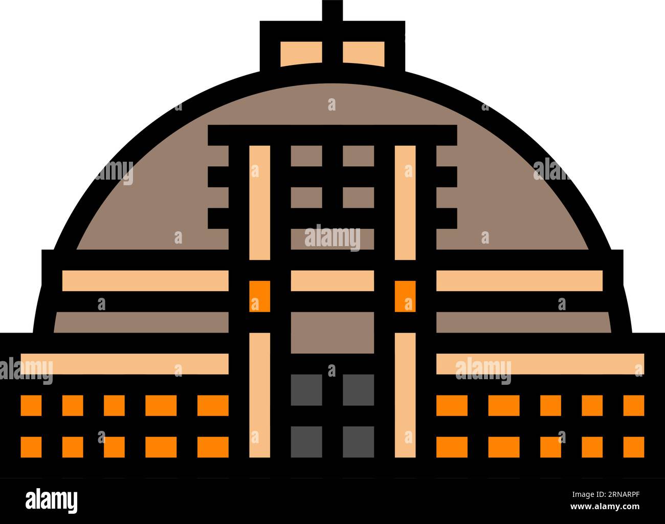 Stupa india Stock Vector Images - Alamy