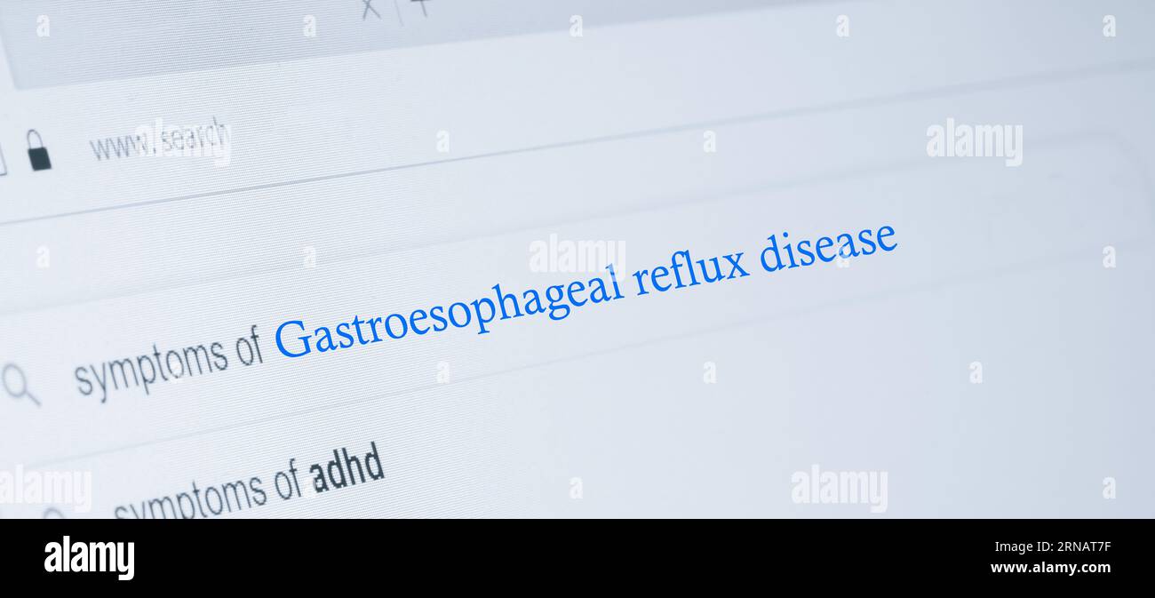 Gastroesophageal reflux disease (GERD) search for symptoms of illness ...