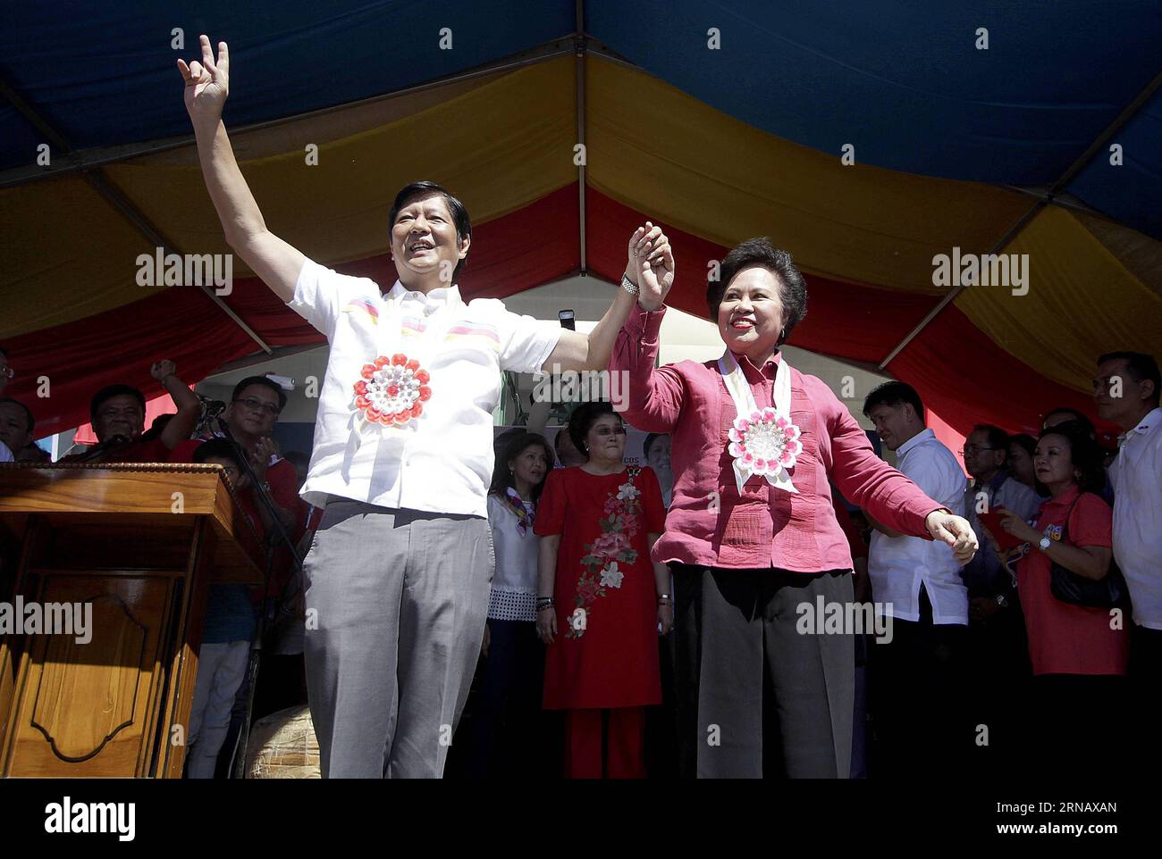 (160209) -- ILOCOS NORTE PROVINCE, Feb. 9, 2016 -- Presidential ...