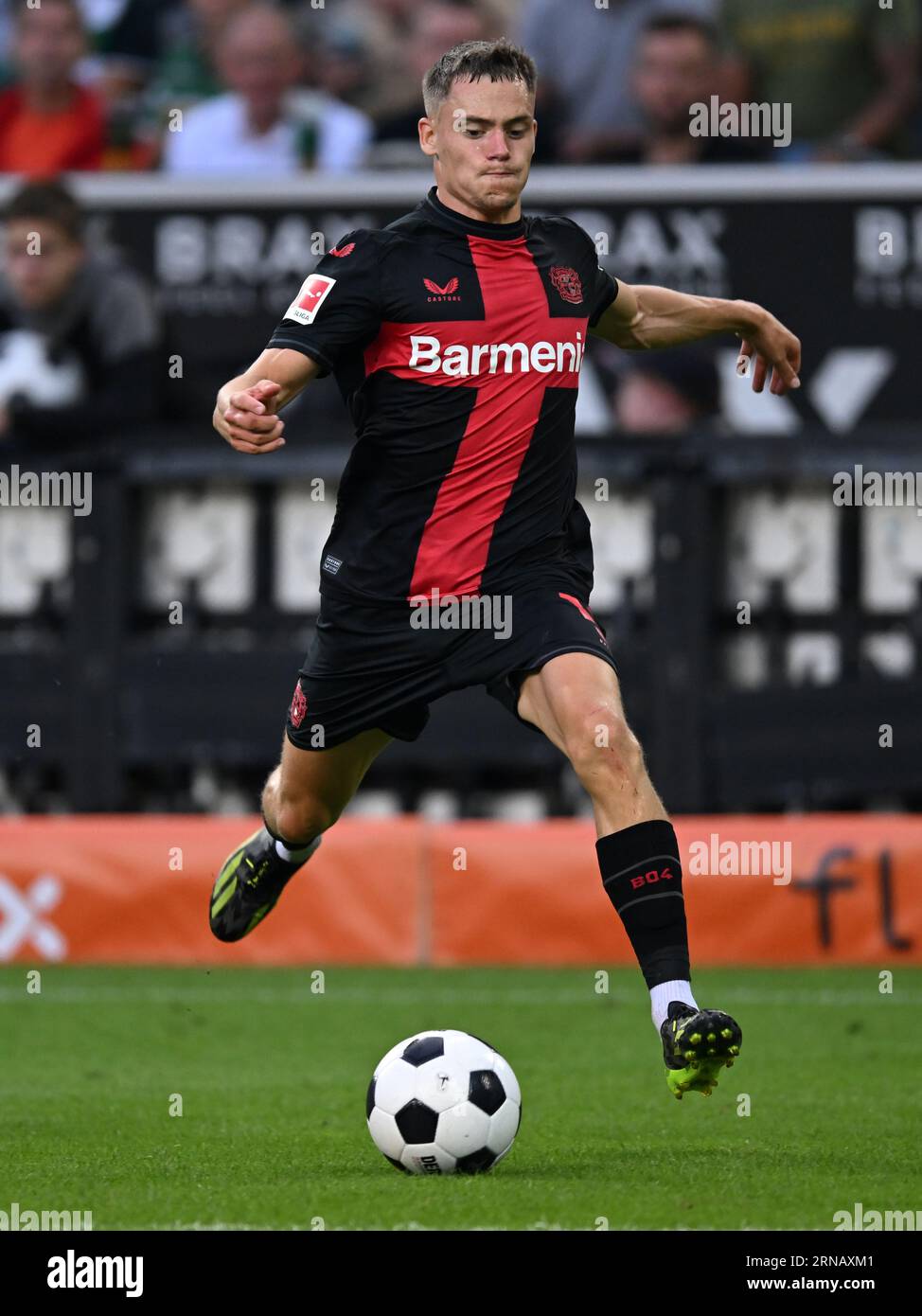 MONCHENGLADBACH - Florian Wirtz of Bayer 04 Leverkusen during the ...