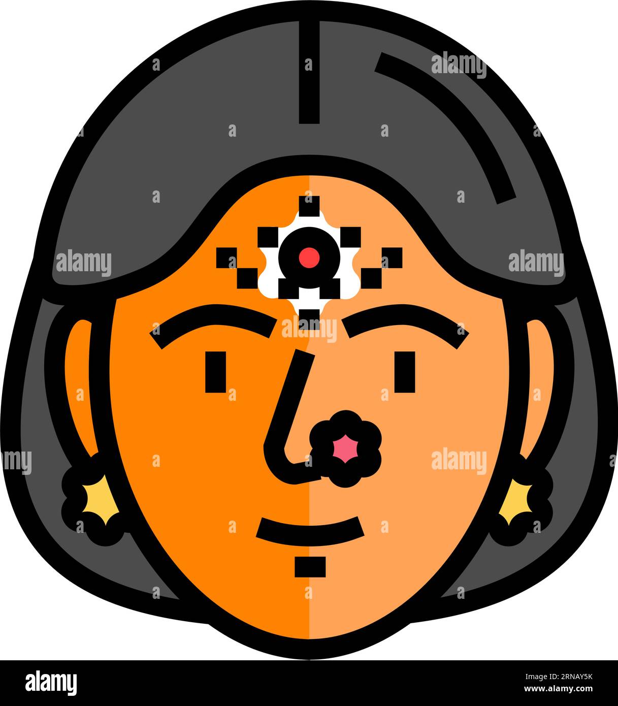 Man bindi Stock Vector Images - Alamy