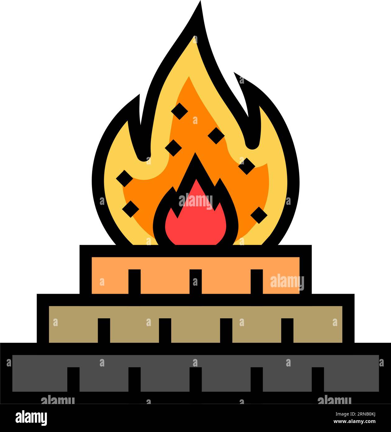 Agni god fire Cut Out Stock Images & Pictures - Alamy