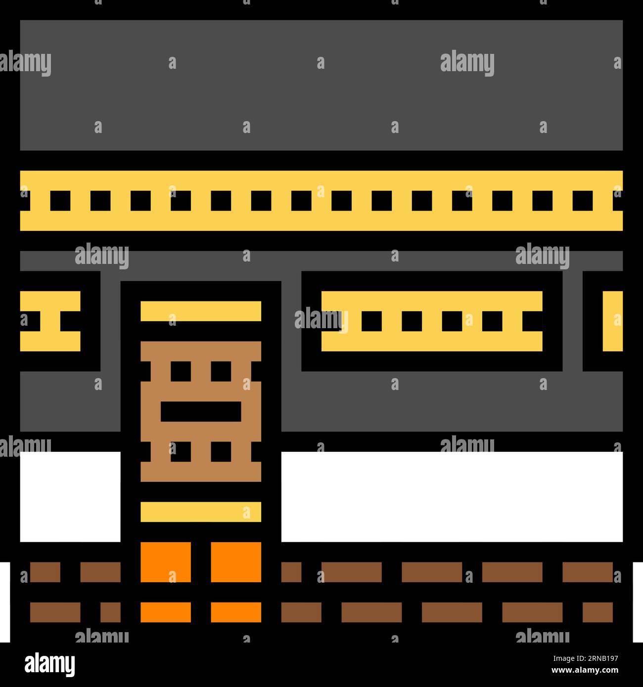 Kaaba islam muslim color Cut Out Stock Images & Pictures - Alamy