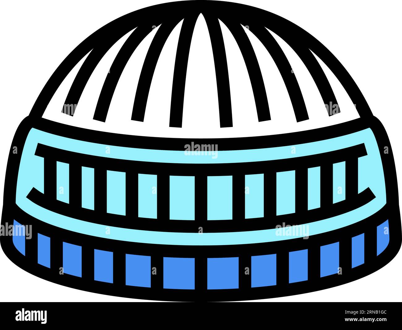 muslim prayer cap kufi color icon vector illustration Stock Vector ...