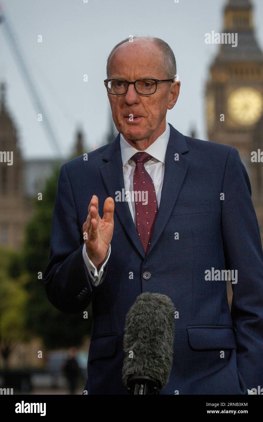 London, England, UK. 1st Sep, 2023. Minister for Schools NICK GIBB is ...