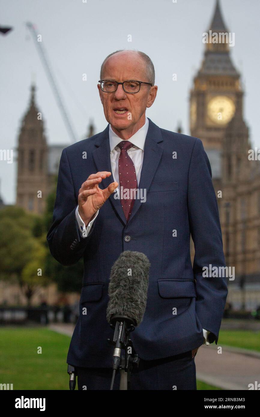 London, England, UK. 1st Sep, 2023. Minister for Schools NICK GIBB is ...