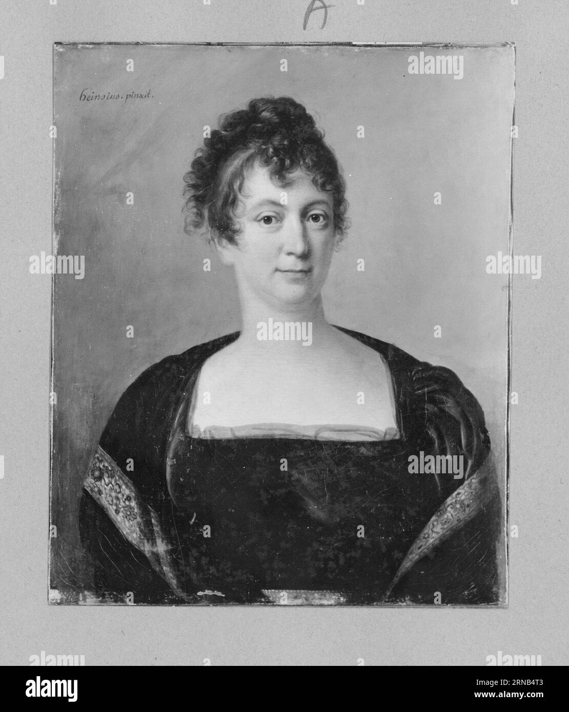 Portrait of a lady in green (Half length) circa 1765 by Johann Ernst ...