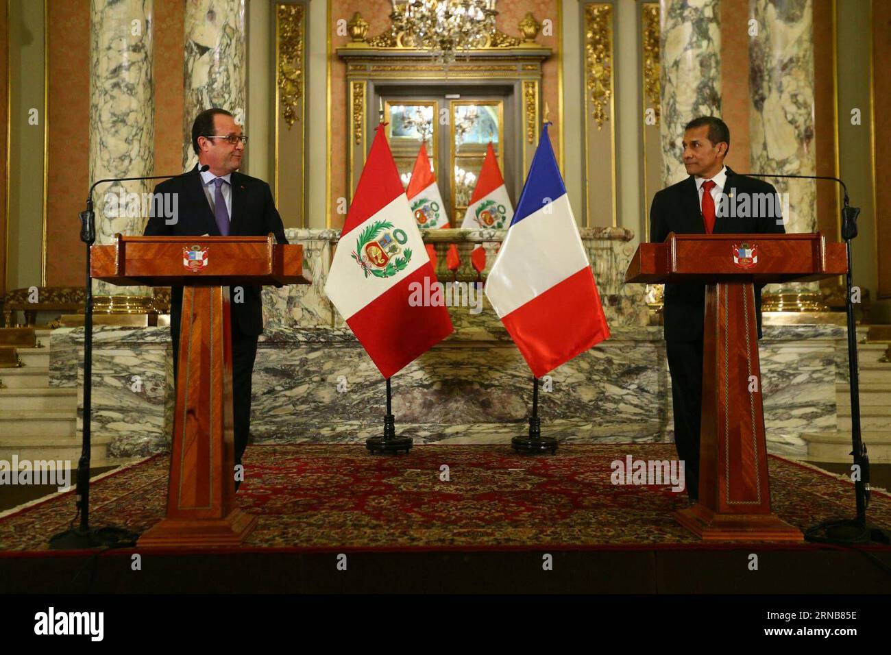 Peru lima france visit hi-res stock photography and images - Alamy