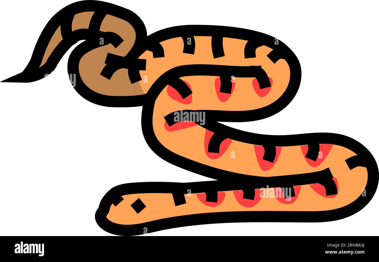 corn snake animal snake color icon vector illustration Stock Vector ...