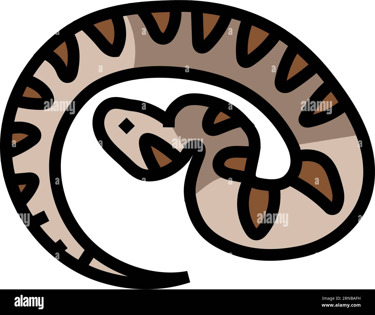 Blue viper snake Stock Vector Images - Alamy