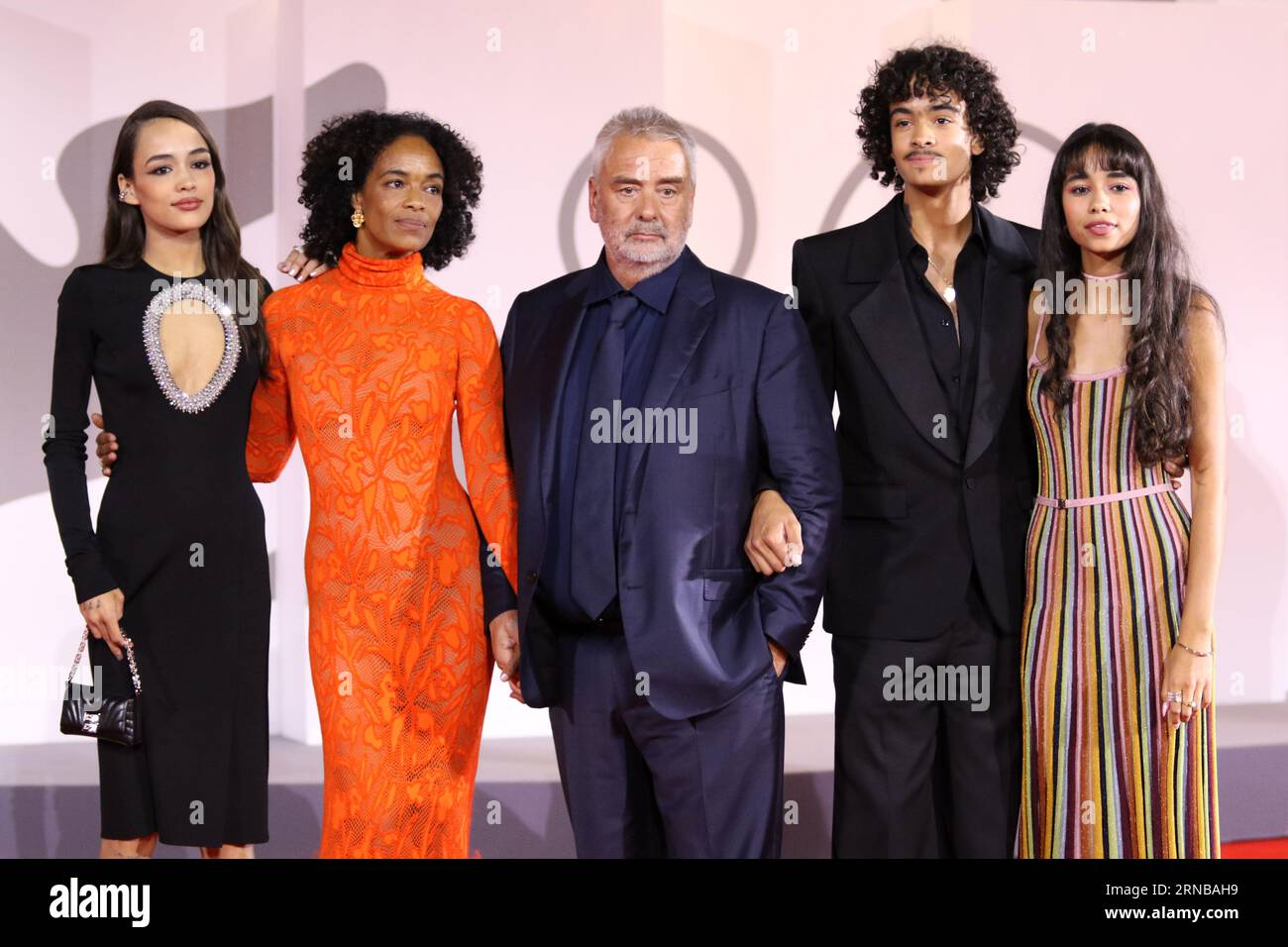 Italy, Lido di Venezia, August 31, 2023: Thalia Besson, Virginie Silla ...