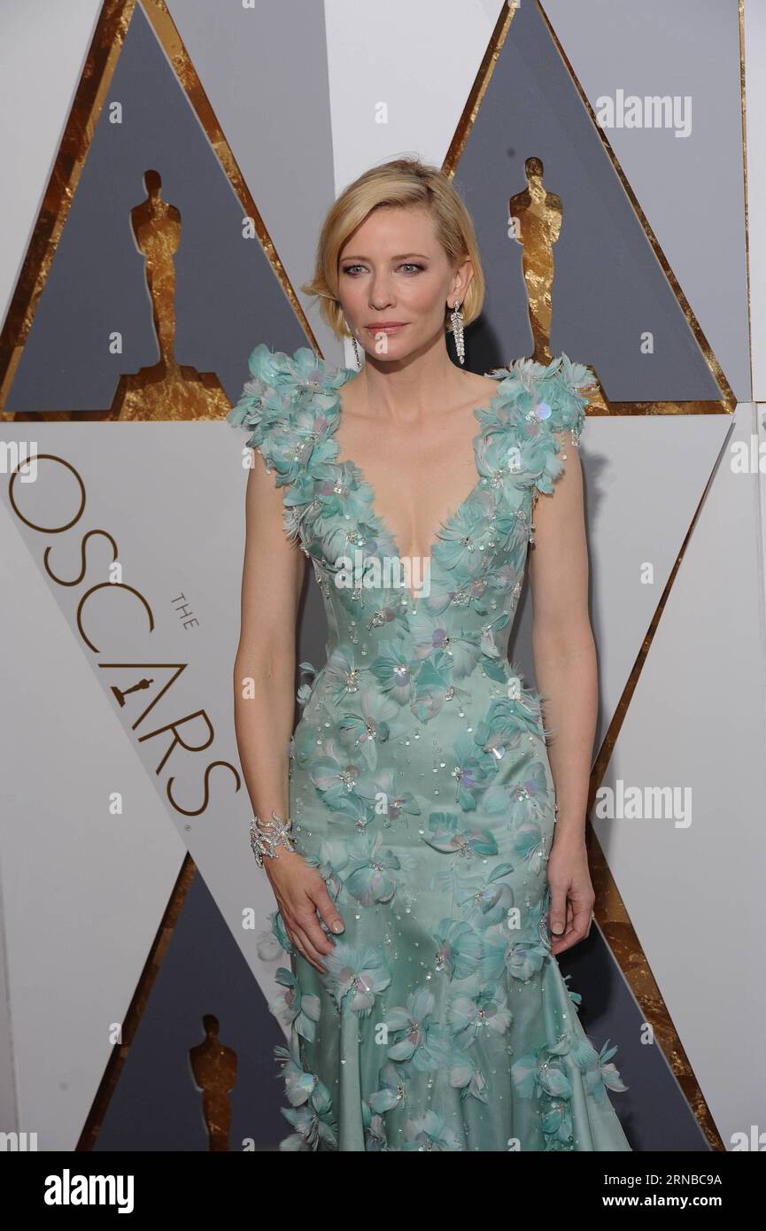 Red carpet oscars 2016 hi-res stock photography and images - Alamy