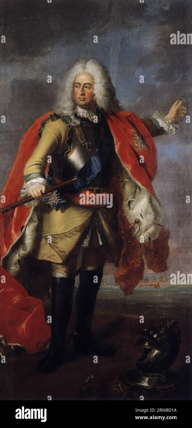 Portrait of Wilhelm VIII. Landgraf von Hessen-Kassel 18th century by ...