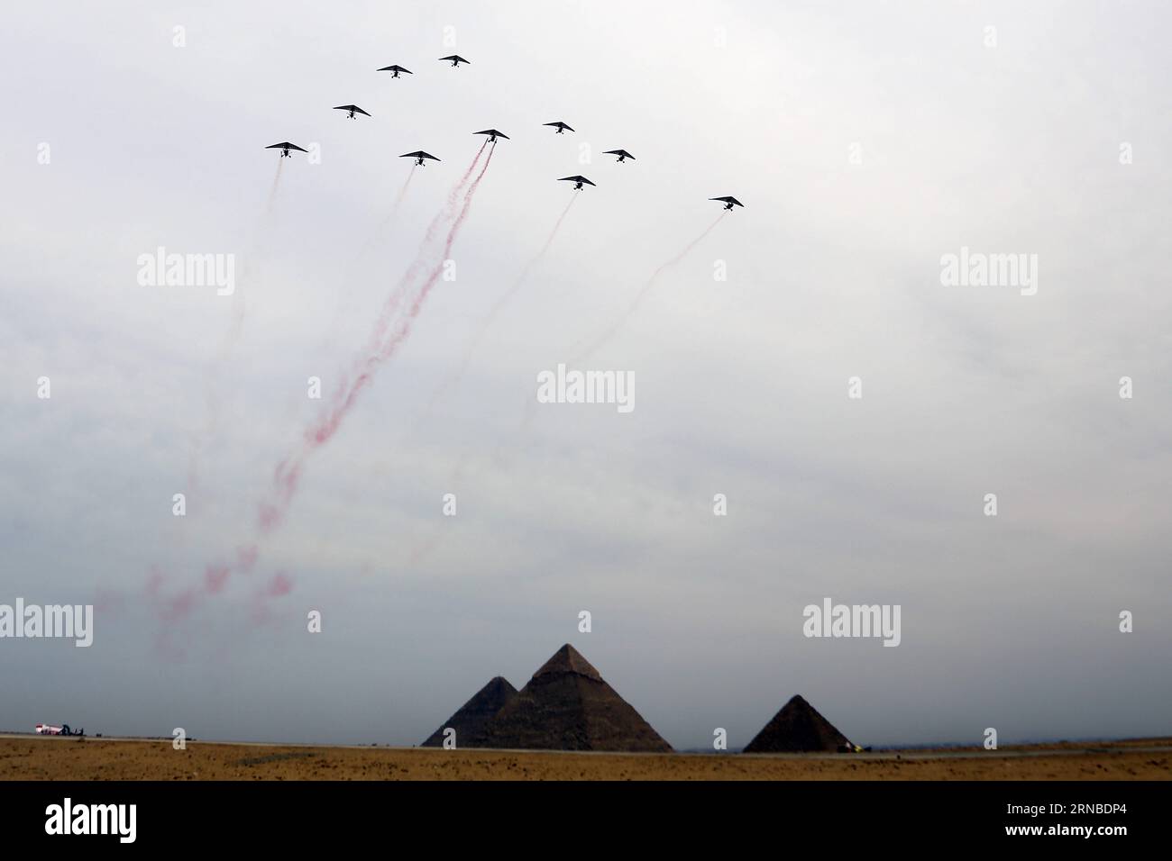 Planes fly over during the opening ceremony hi-res stock photography ...