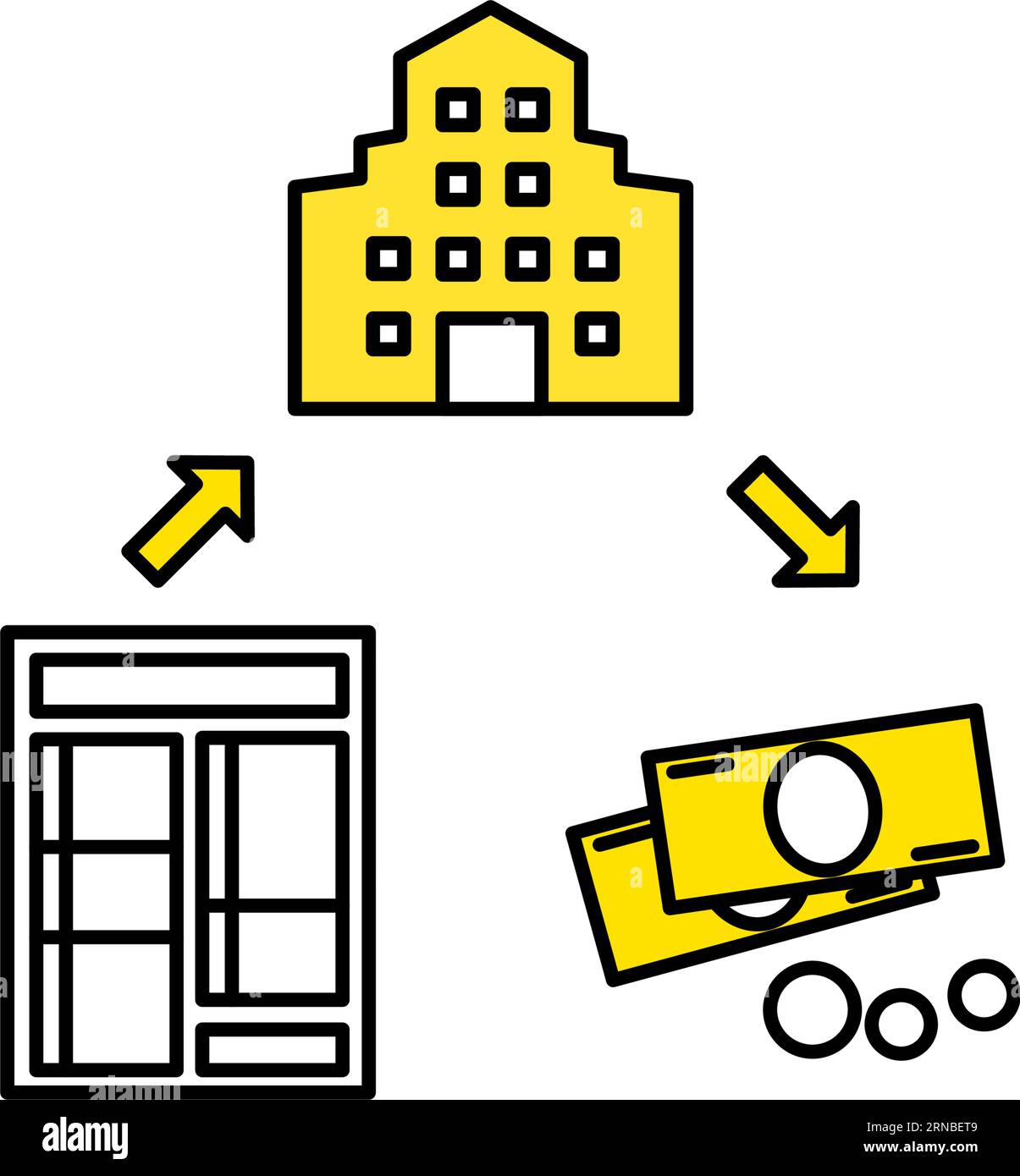 Final tax return, Final tax return filing and refund process, Vector ...