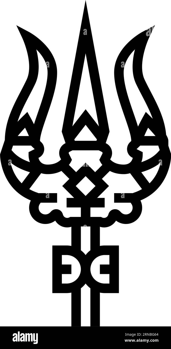 Trishul lord shiva lord shiva Cut Out Stock Images & Pictures - Alamy