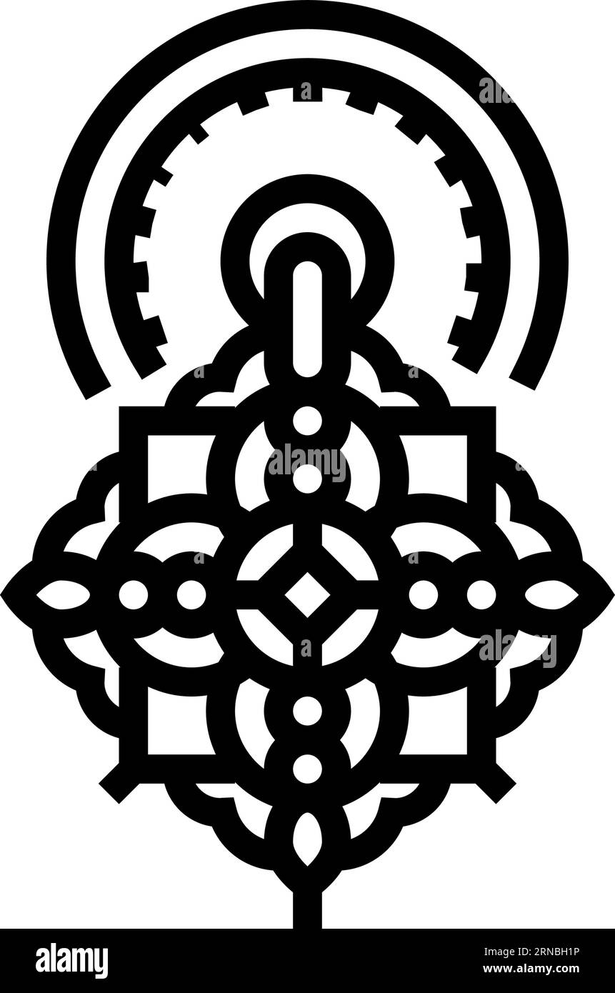 Traditional door knocker Stock Vector Images - Alamy