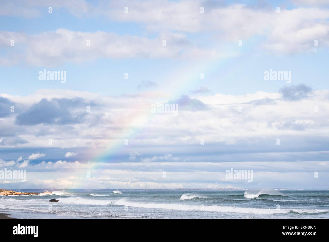 Rainbow on the ocean hi-res stock photography and images - Alamy