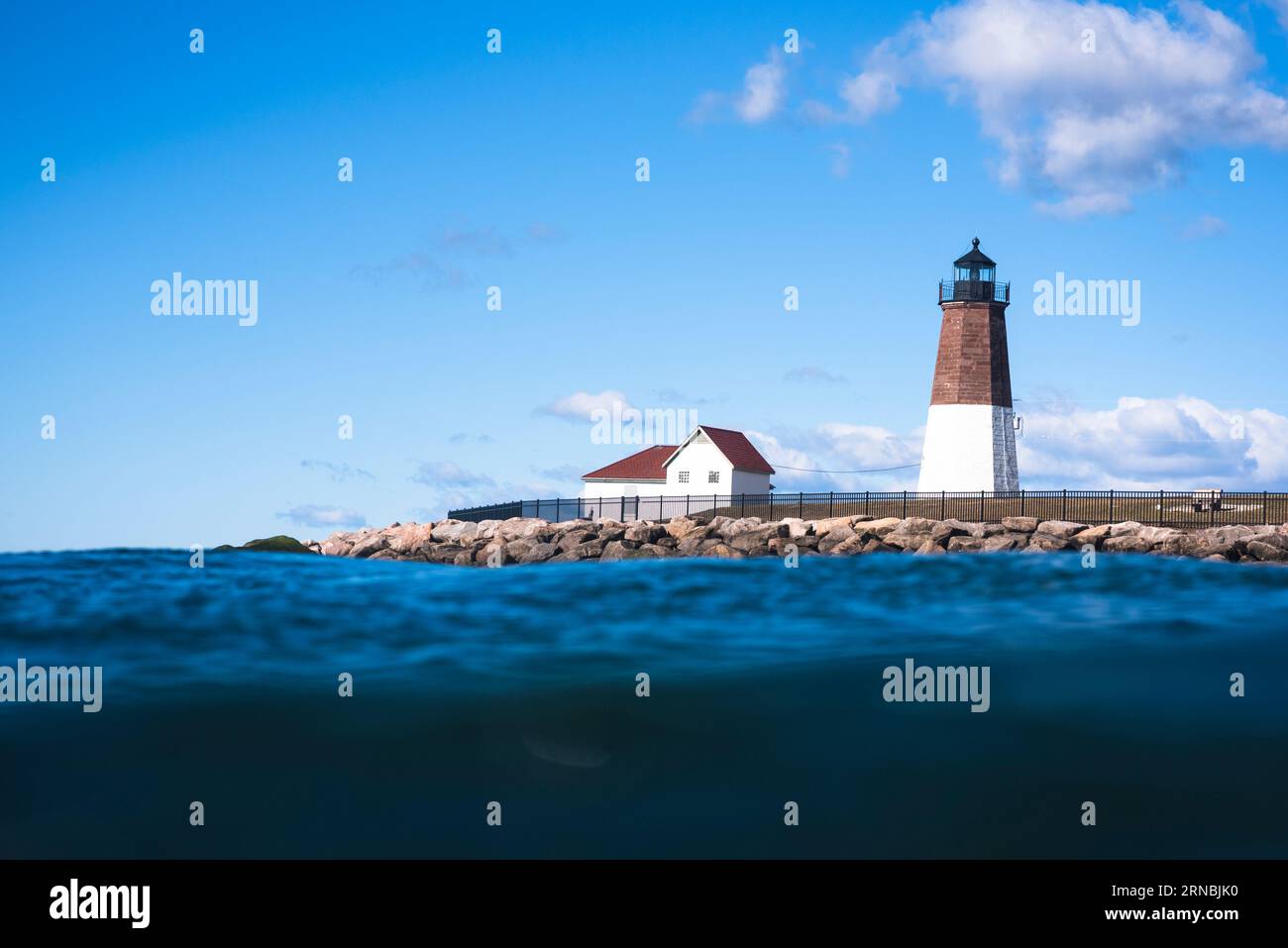 Point judith lighthouse hi-res stock photography and images - Alamy