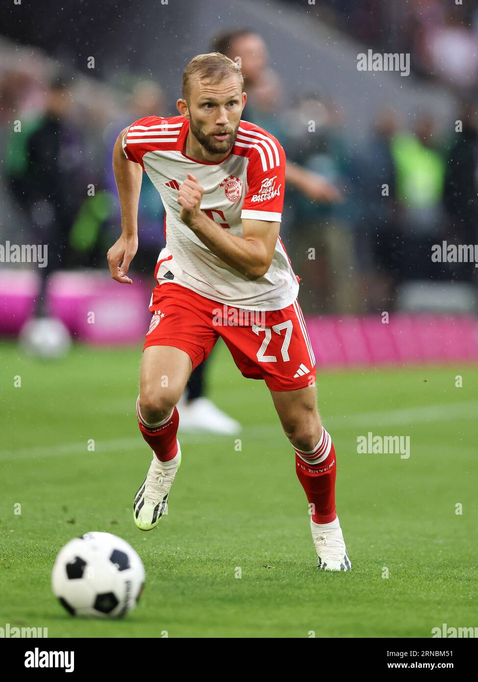 Konrad Laimer of Bayern Muenchen FC Bayern München - FC Augsburg 27.8. ...