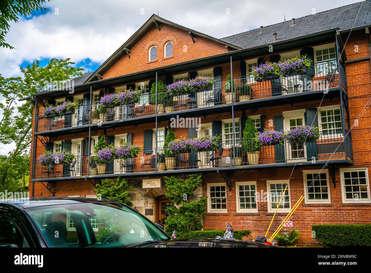 A 4 star hotel with a world class spa in Highlands, North Caroli Stock ...