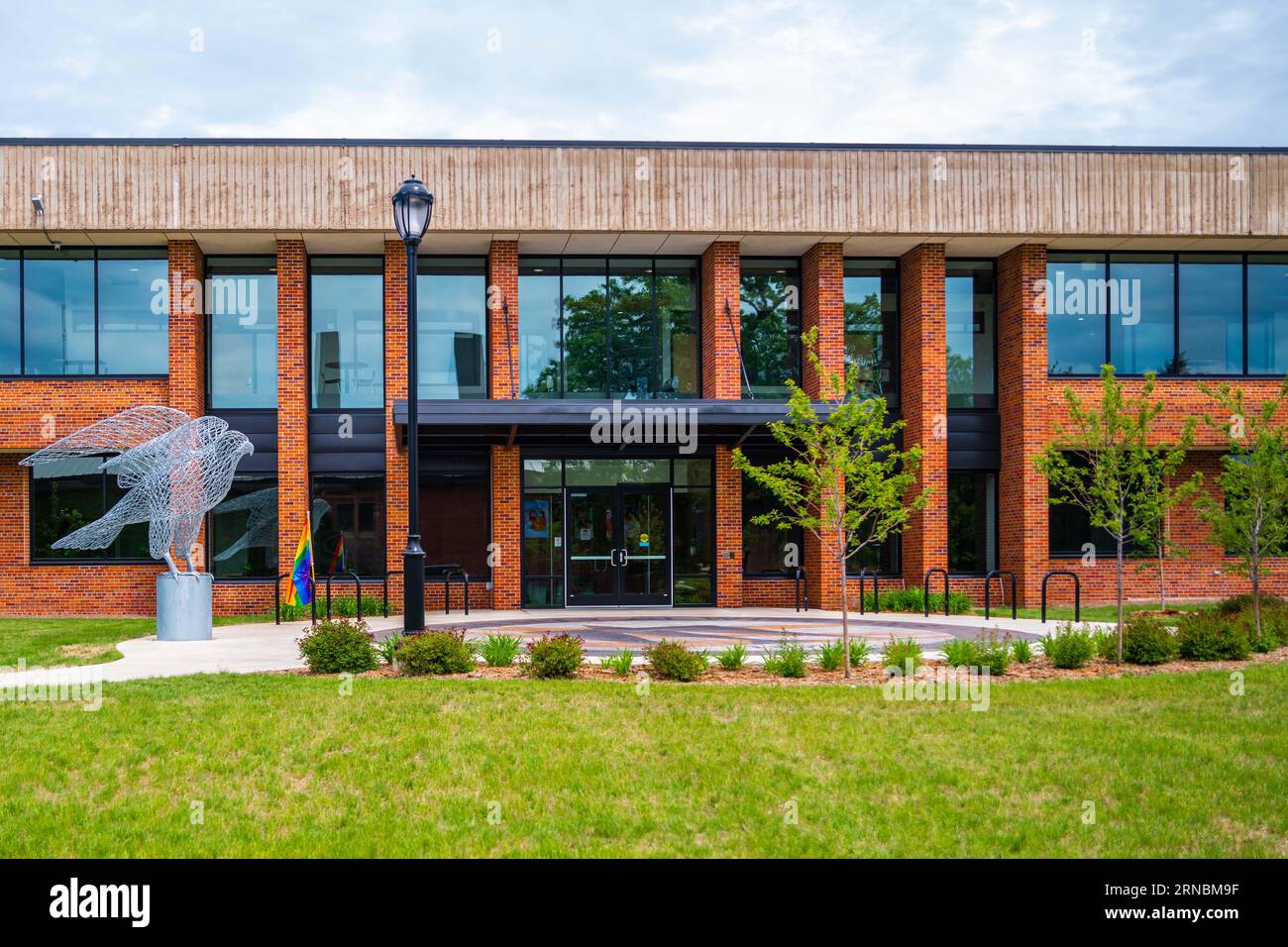 A comprehensive public university in River Falls, Wisconsin Stock Photo ...