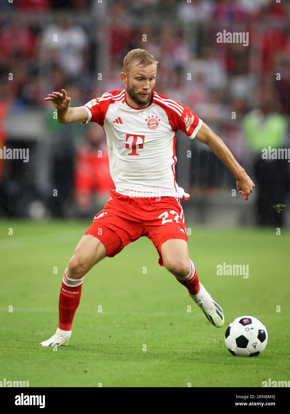 Konrad Laimer of Bayern Muenchen FC Bayern München - FC Augsburg 27.8. ...