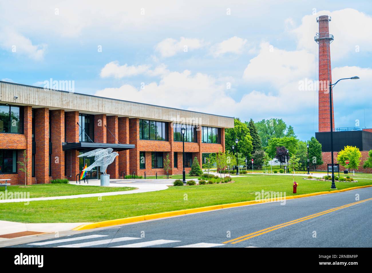 A comprehensive public university in River Falls, Wisconsin Stock Photo ...