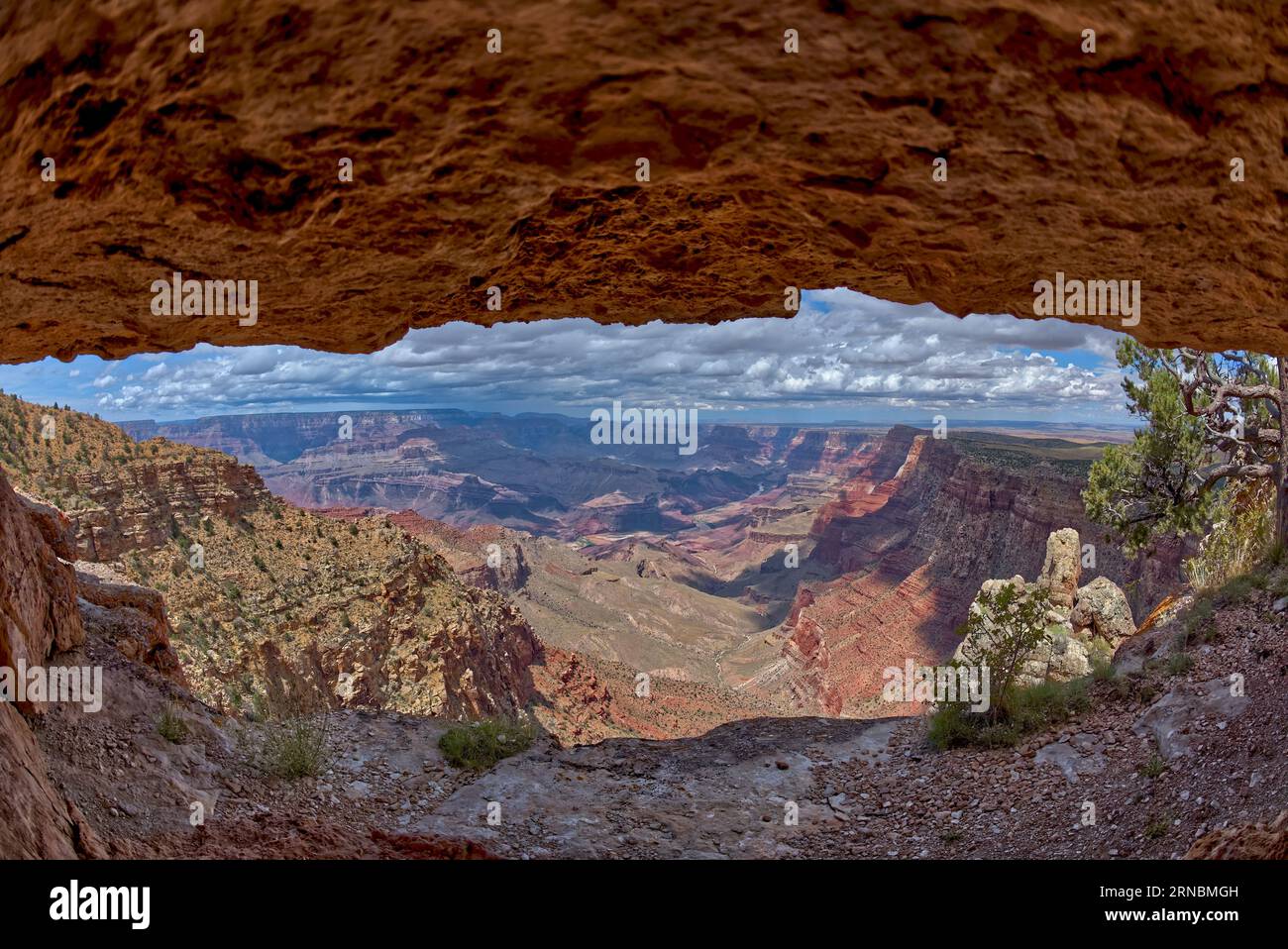 Grand Canyon view from Desert View Cave Stock Photo - Alamy