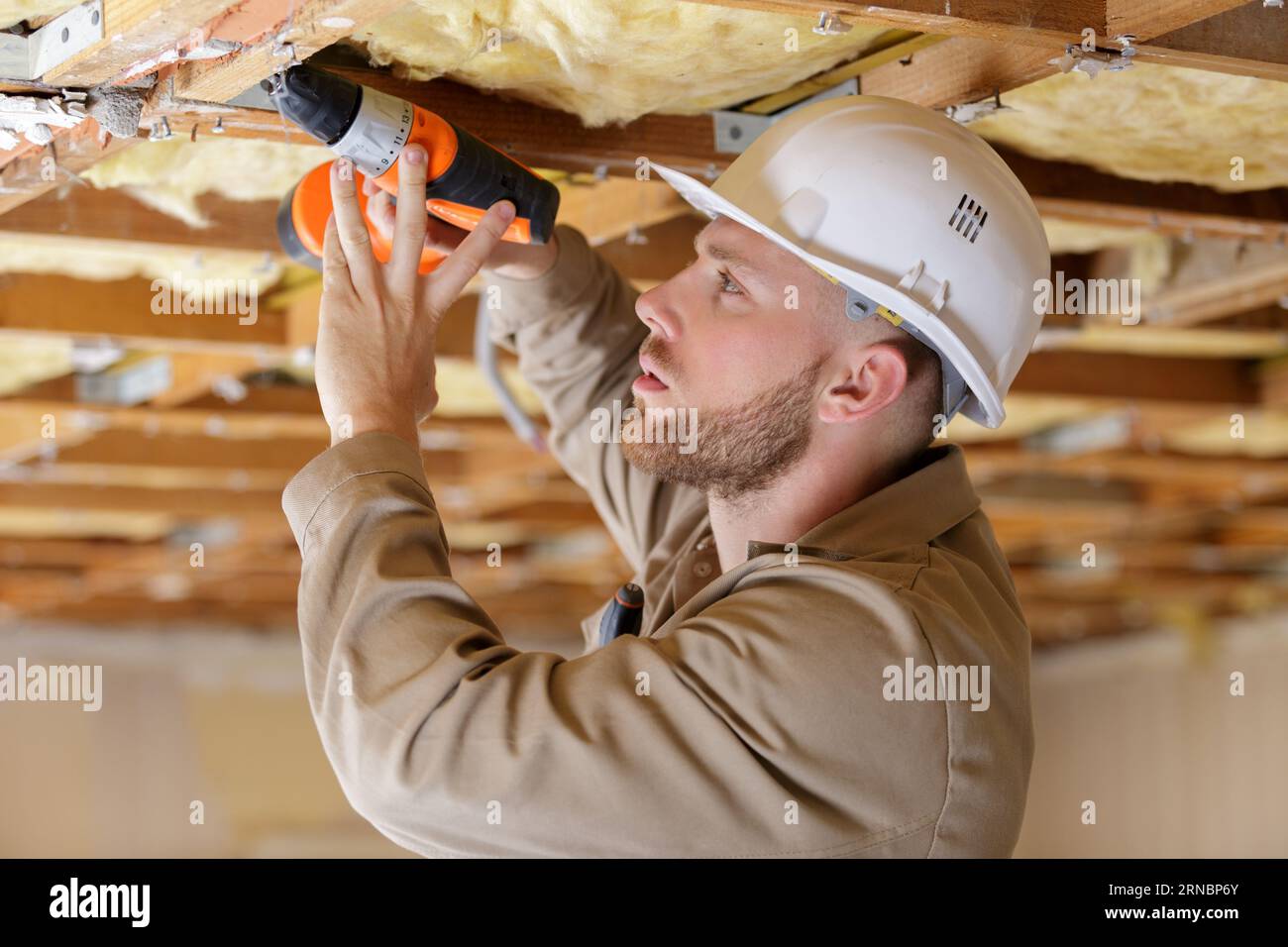 carpenter doing his job Stock Photo - Alamy