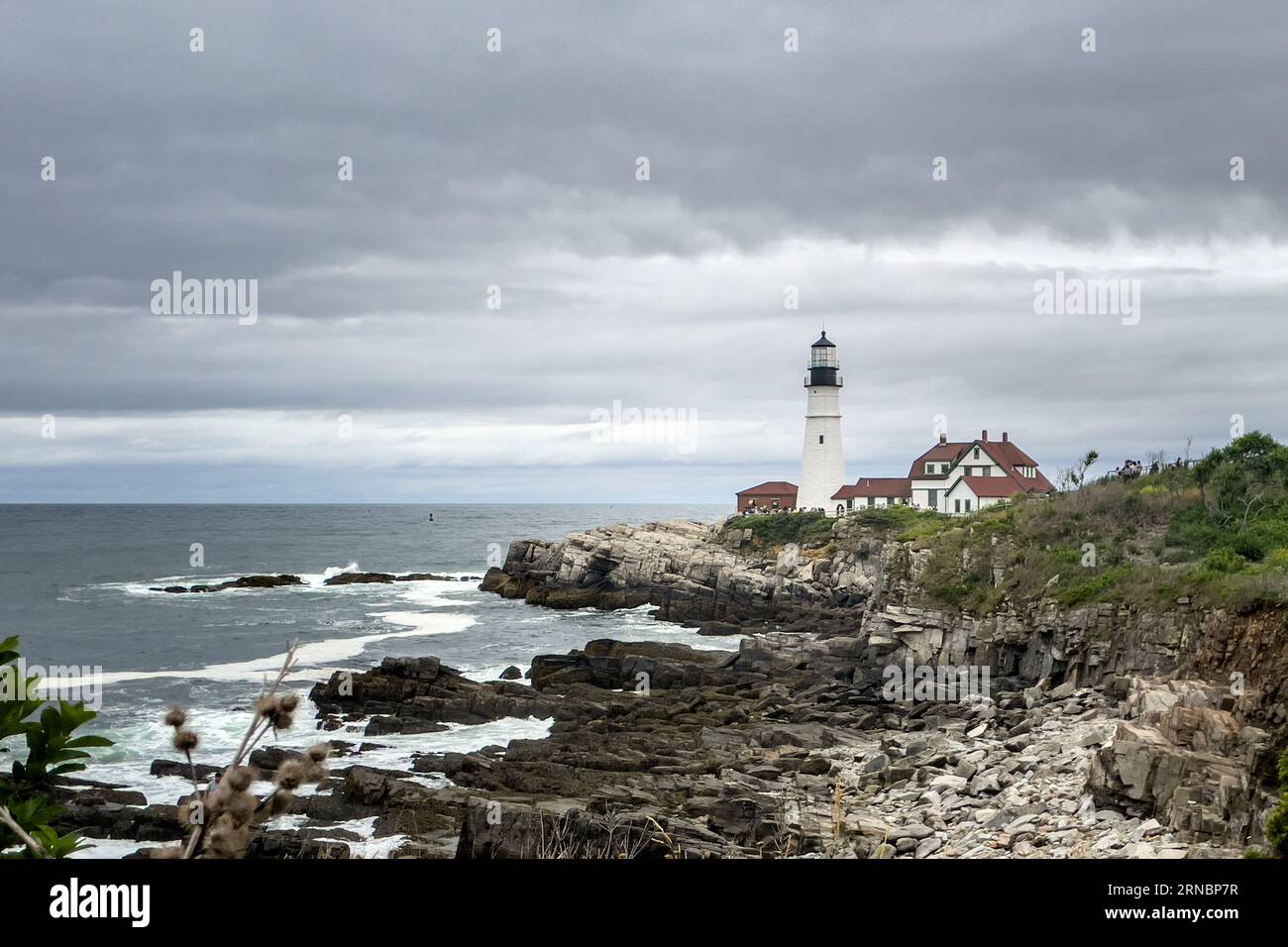 Portland head lighthouse view maine hi-res stock photography and images ...