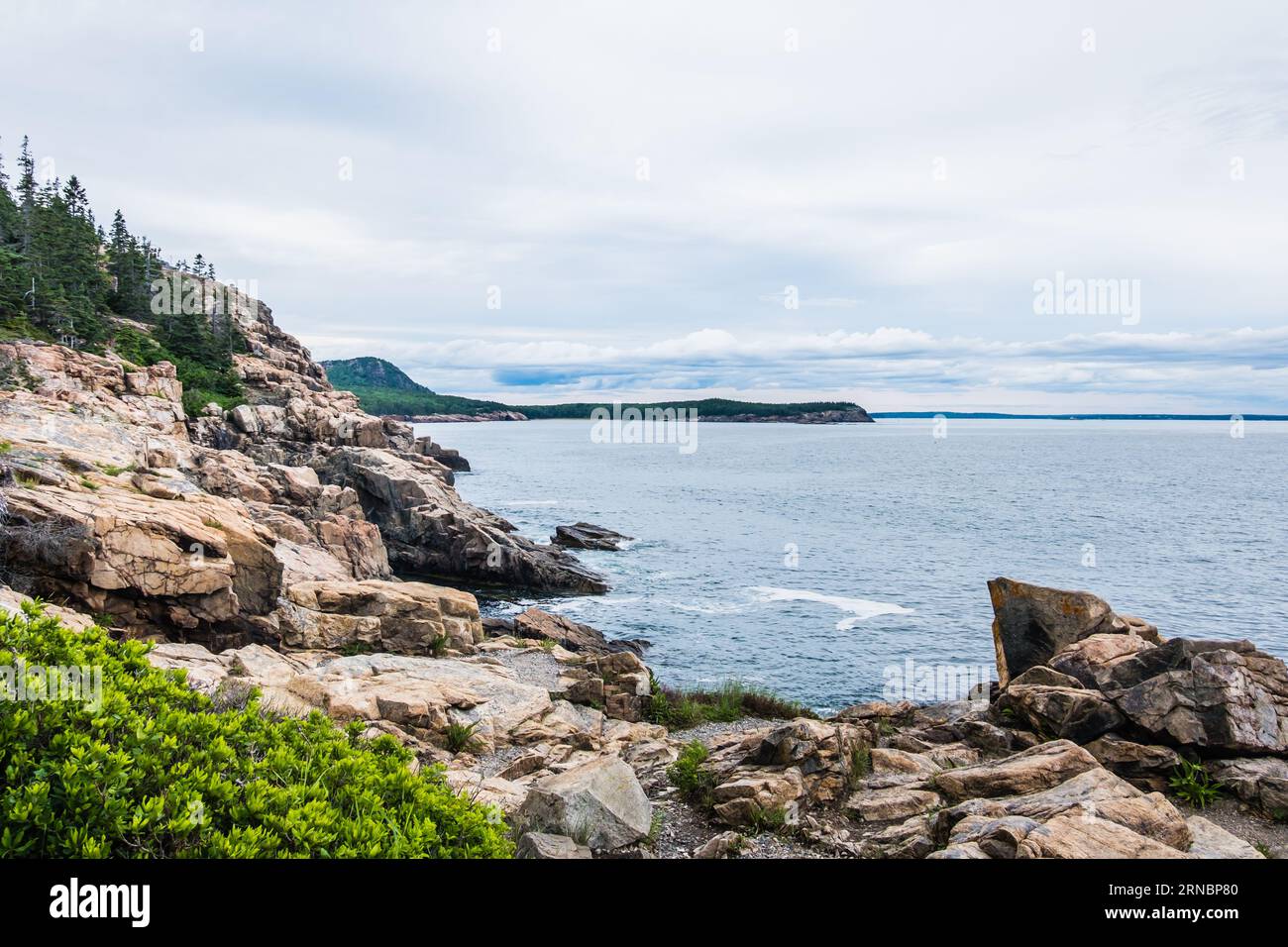 Otter Point in Acadia National Park in Maine Stock Photo - Alamy