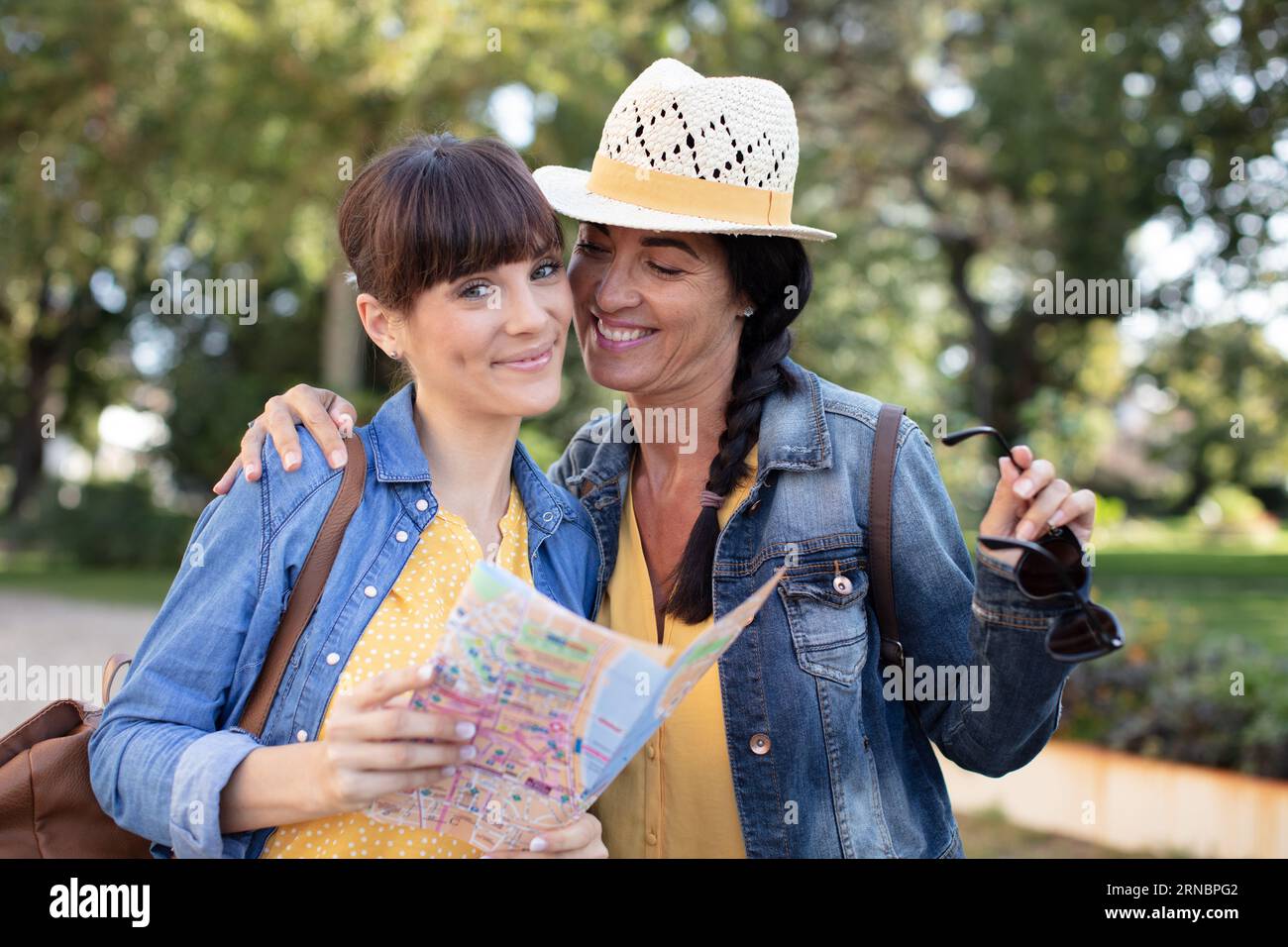 happy women are travelling together Stock Photo - Alamy