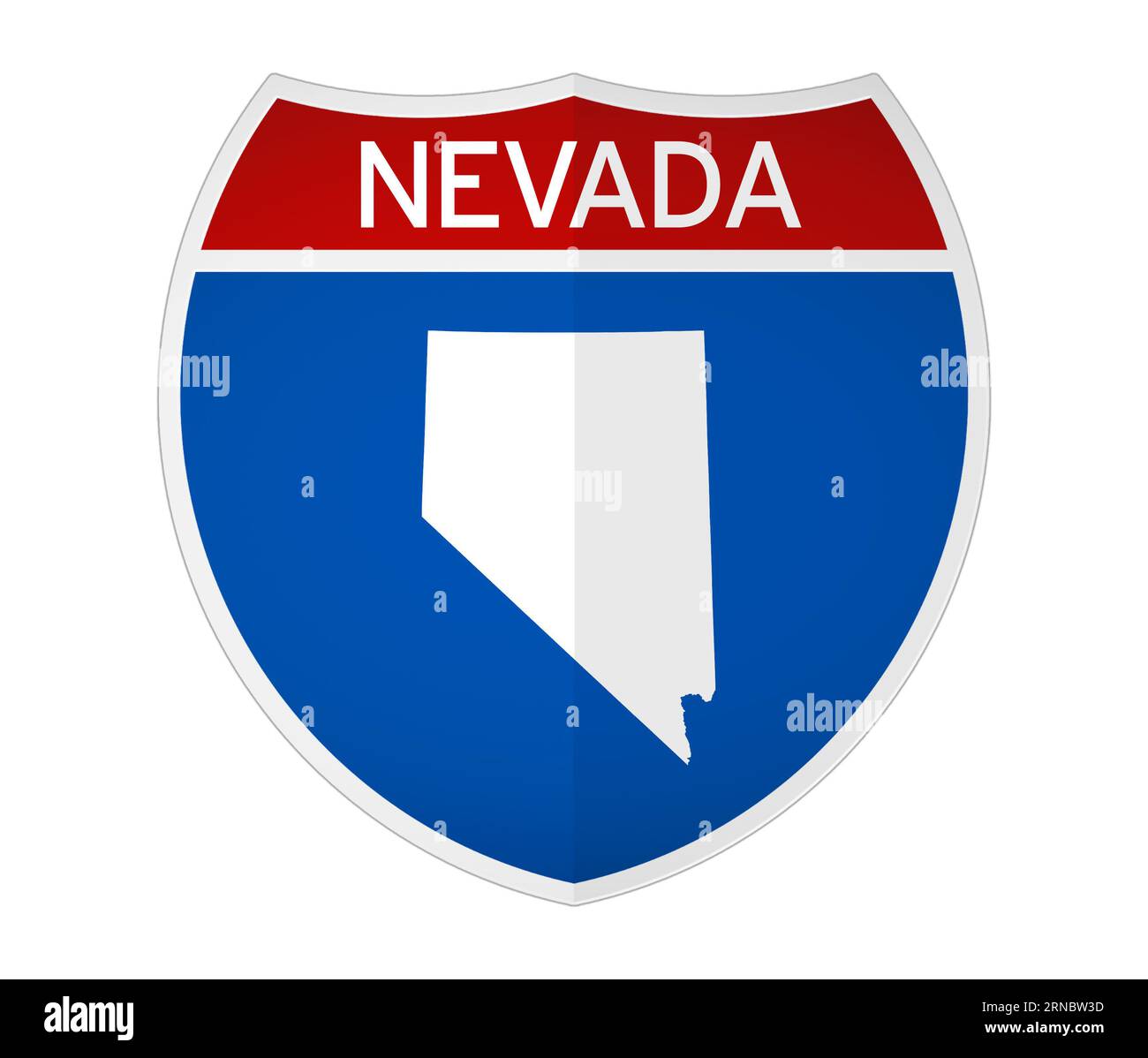 Nevada - Interstate road sign Stock Photo - Alamy