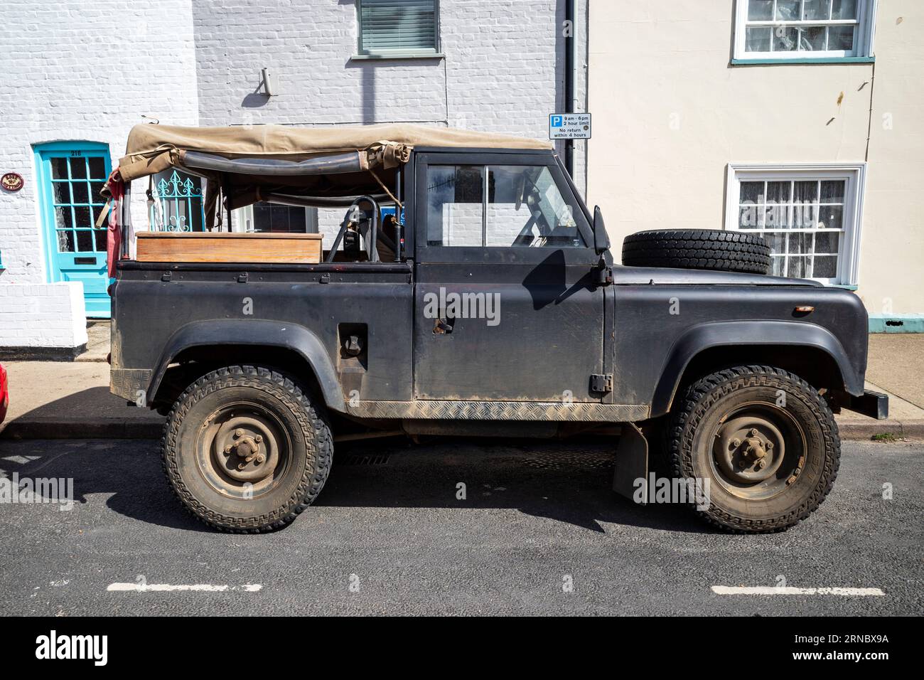 short wheelbase land rover Stock Photo - Alamy