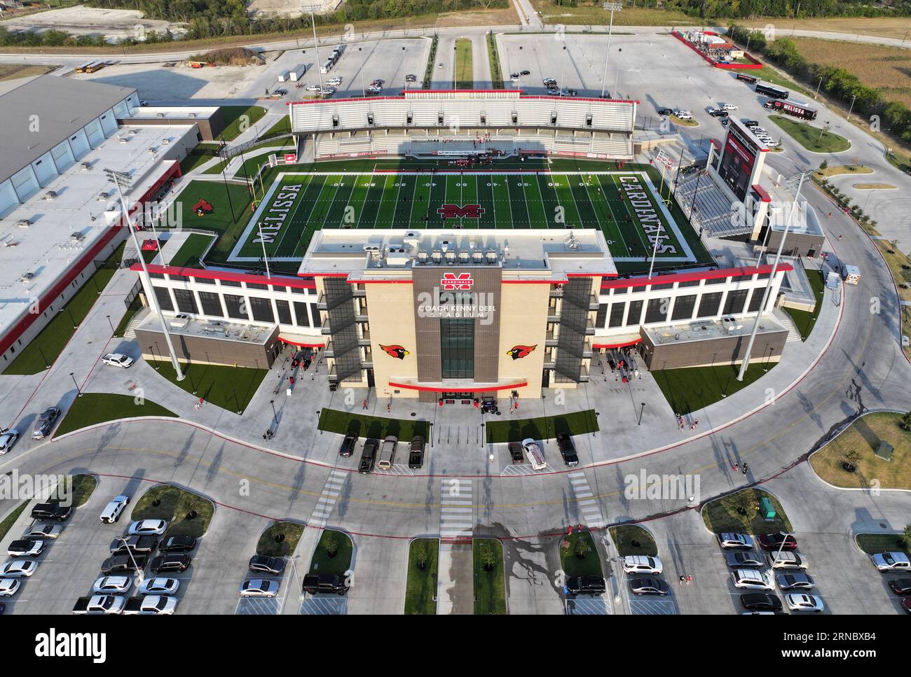 Melissa, TX, USA. 31st Aug, 2023. View of the Melissa Cardinals' Coach ...